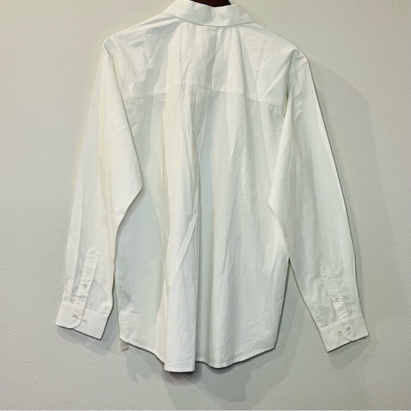 kate quinn | Shirts | Mens White Organic Cotton Button Down Shirt Nwots ...